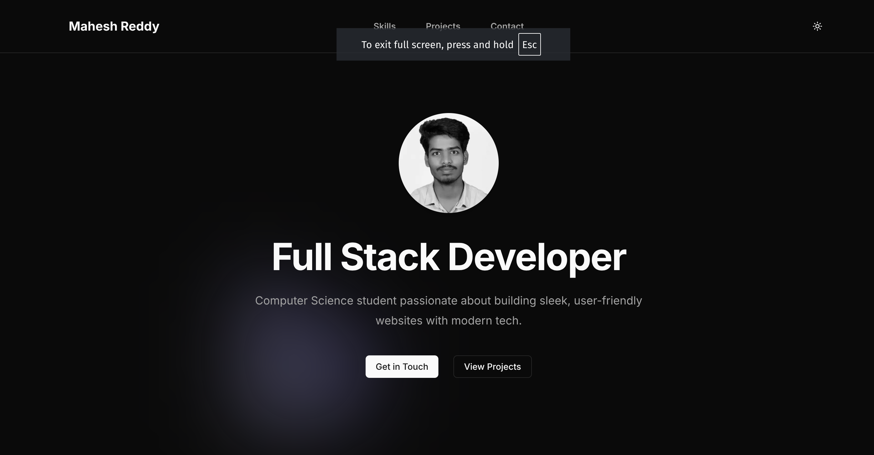 Mahesh Reddy - Full Stack Developer